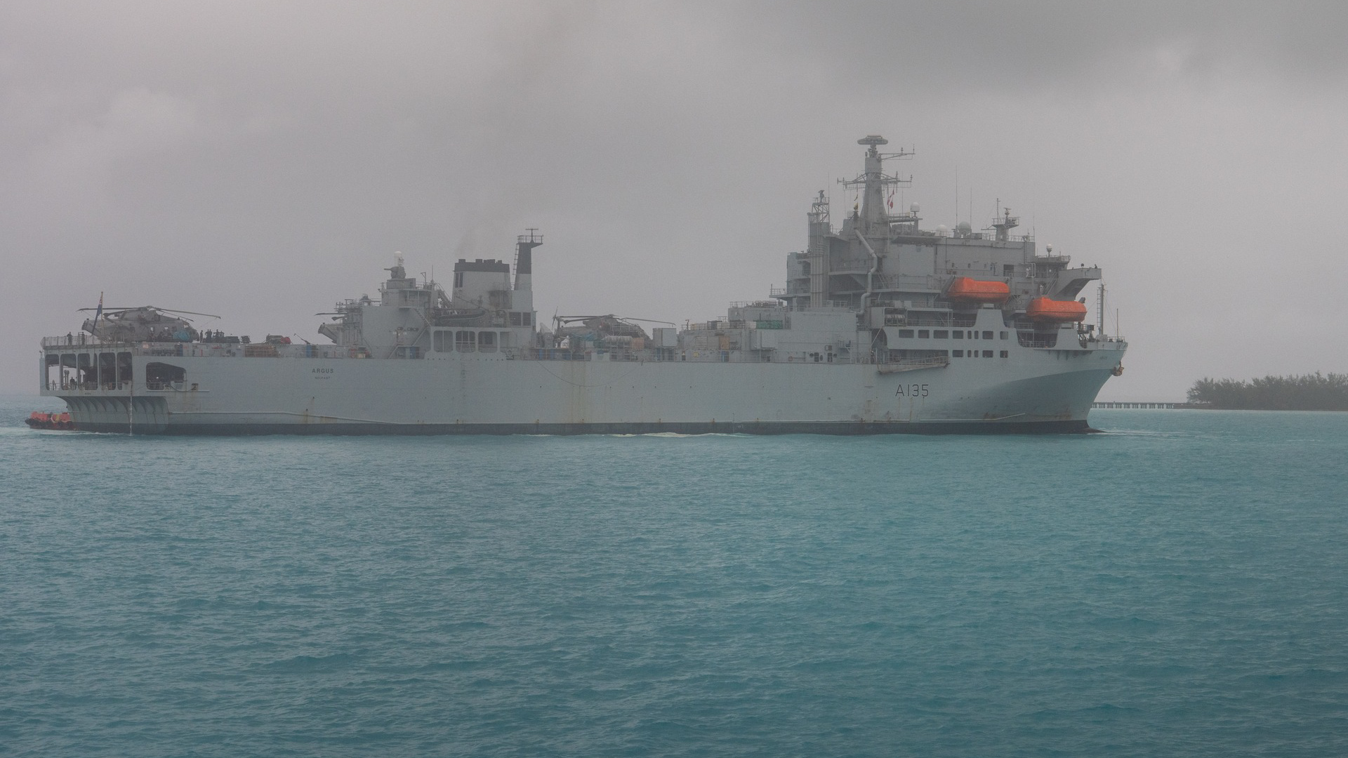 Homecomings and rain in paradise: RFA ships visit ports around the world